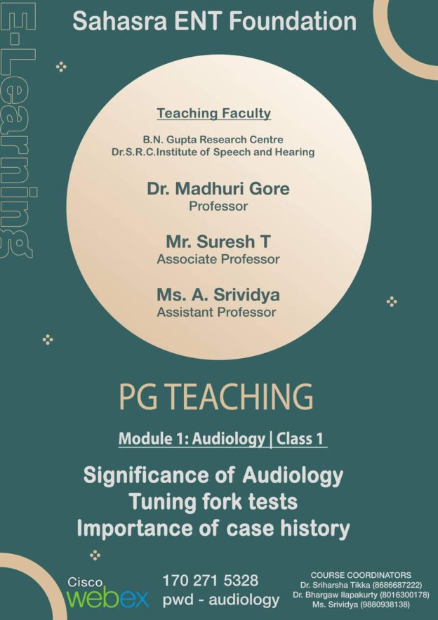 Module 1 Of The ENT PG Teaching Program - SEF - Exams DnbMentors